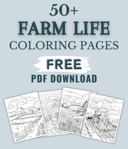 47 Peaceful Farm Life Coloring Pages For Kids & Adults (FREE DOWNLOAD ...